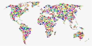 World Map Globe World Flag - World Map With Squares - 682x340 PNG ...