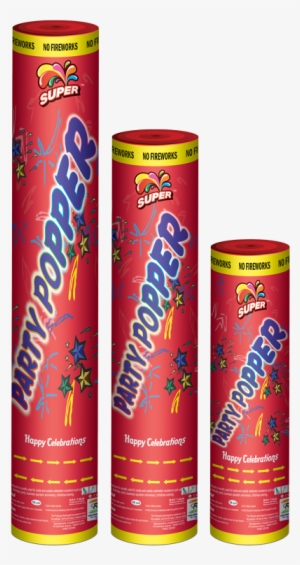 Party Popper Red Color - Color Poppers - 463x800 PNG Download - PNGkit