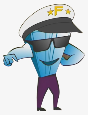 The Inimitable Mascot Captain Funtastic Steers The - Cartoon - 380x497 ...