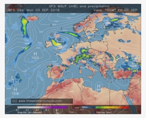 The Gfs Forecast Wind Gust Chart Below Shows The Strongest - Global ...