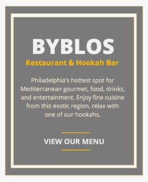 Byblos Restaurant And Hookah Bar - Philadelphia - 719x883 PNG Download ...