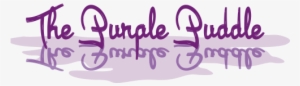 The Purple Puddle - Calligraphy - 500x500 PNG Download - PNGkit