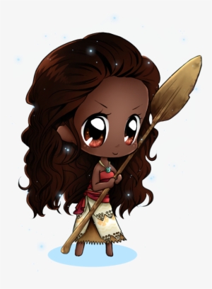 Chibi Moana By Anniflamma On Deviantart - Disney Princess Moana Chibi ...