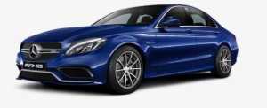 Amg 63 S - Blue Mercedes 2018 C Class - 640x390 PNG Download - PNGkit
