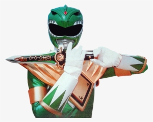 Mmpr-green - Power Rangers Mighty Morphin Green - 644x1380 PNG Download ...