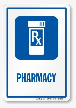 Pharmacy Hospital Medical Shop Sign With Rx Symbol - Mammography Sign ...