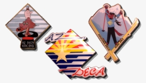 Custom Deca Trading Lapel Pins - Deca State Pins - 600x350 PNG Download ...