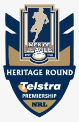 Nrl Heritage Round Logo - Men Of League - Cd - 318x488 PNG Download ...