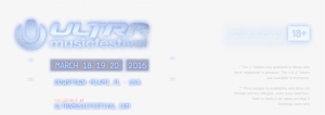 Ultra Music Festival - Software - 1073x376 PNG Download - PNGkit