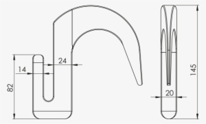 Meat Hook - Diagram - 559x555 PNG Download - PNGkit