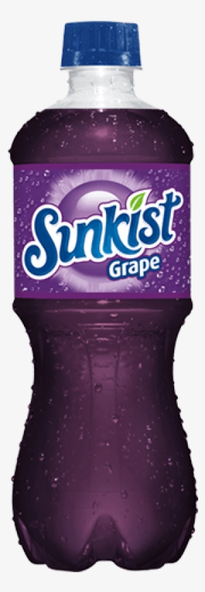 Sunkist Grape - Sunkist Grape Soda, 20 Fl Oz Bottle - 250x500 PNG ...
