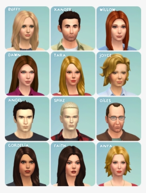 2irb1x1 - Buffy Summers Sims 4 - 485x639 PNG Download - PNGkit