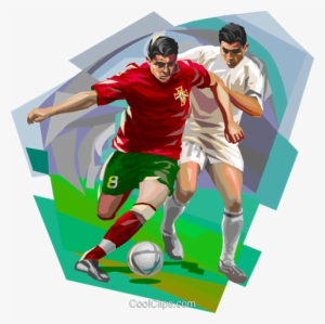 Portugal Football Players With Ball Royalty Free Vector - Kick Up A ...