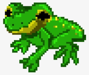 Frog - Pixel Art - 630x520 PNG Download - PNGkit