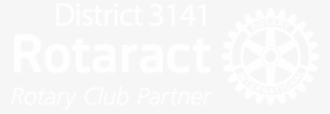 Rotaract Logo White - Rotary Club - 2124x834 PNG Download - PNGkit