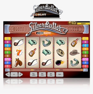 Silver Bullet Game - Free Slot Games - 376x422 PNG Download - PNGkit