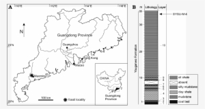 Geographical Map Of The Maoming Basin, Guangdong Province, - Map ...