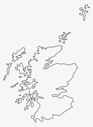 Scotland Blank Map Outline Of Geography - Map Of Scotland Template ...