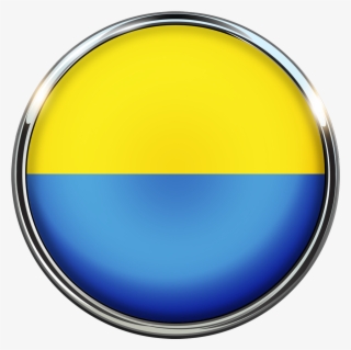 Ukraine Flag Circle - Ukraina Flaga Png - 1280x1280 PNG Download - PNGkit