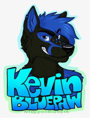 Kevin Blue Paw Badge - Cartoon - 543x700 PNG Download - PNGkit