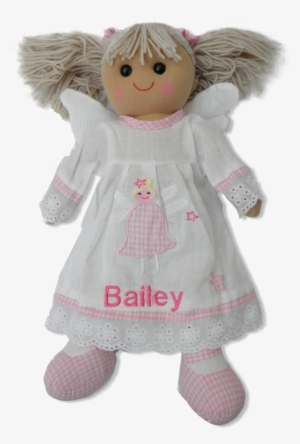 Angel Rag Doll 40cm Personalised With A Name - Doll - 685x1024 PNG ...