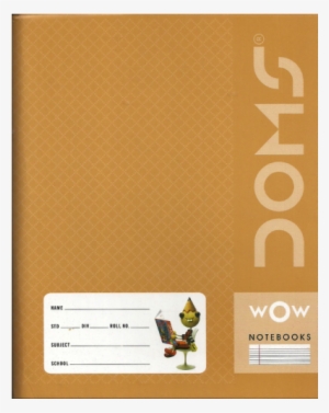 Doms Double Line Notebook Of 172 Pages - Doms Notebook - 500x500 PNG ...