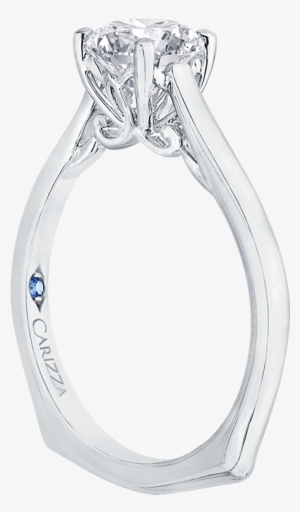 Scroll Design Semi Mount - Engagement Ring - 1000x1000 PNG Download ...