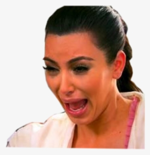 Kim Kardashian, Crying, And Funny Image - Kim K Crying Transparent ...