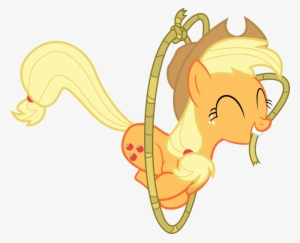 Teiptr, Lasso, Safe, Simple Background, Transparent - Mlp Applejack ...