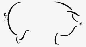 Pig Outine Transparent - Hog Roast No Background - 900x510 PNG Download ...