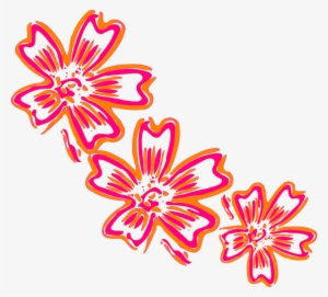 Cluster Of Flowers Cartoon - 795x720 PNG Download - PNGkit