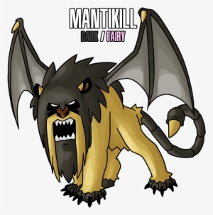 Traein 15 By Drcrafty - Manticore Fakemon - 800x800 PNG Download - PNGkit