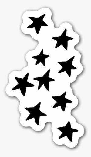 Black Stars Sticker - Christmas Day - 362x600 PNG Download - PNGkit