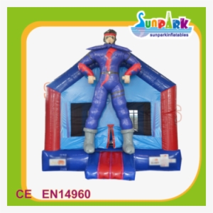 Superman Inflatable Bouncer House Bouncing Castle Inflatable - Action ...