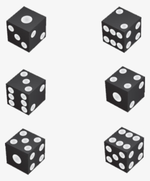 Black And White Dice Clipart - Number - 639x773 PNG Download - PNGkit