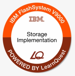 Learnquest Ibm Flashsystem V9000 Storage Implementation - 600x600 PNG ...