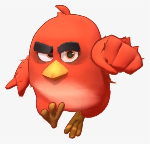 Angry Birds Art Real Life Red - Red Angry Bird Cardinal - 1024x982 PNG ...