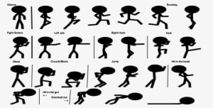 Position-12167 - Stick Figure Sprites - 1800x900 PNG Download - PNGkit