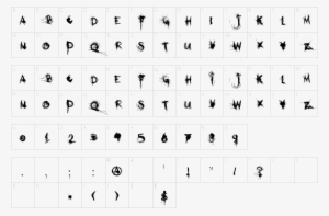 Character Map - Font - 963x633 PNG Download - PNGkit