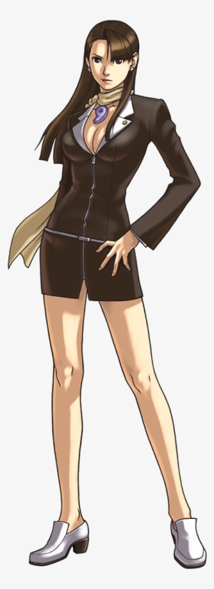 Phoenix Wright Ace Attorney Mia Fey - 1455x4242 PNG Download - PNGkit
