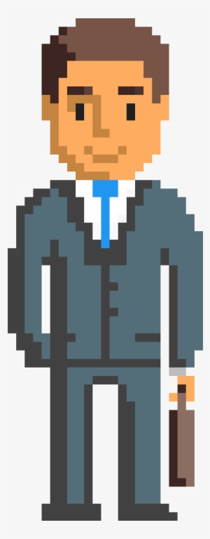 Random Guy - Pixel Art - 1200x1200 PNG Download - PNGkit