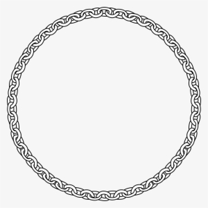 28 Collection Of Chains Drawing Png - Oval Frame Clip Art - 2389x2400 ...