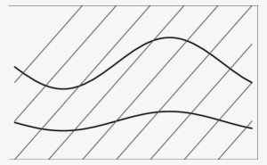 The Diagram Shows A Set Of Light Rays As Straight Lines - Line Art ...