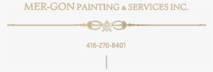 Mer-gon Painting & Services Inc - Calligraphy - 1024x389 PNG Download ...