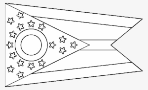 Ohio State Flag Outline - 700x431 PNG Download - PNGkit