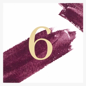 Marsala Swash Table Number - Graphic Design - 504x726 PNG Download - PNGkit