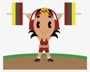 Levantamiento De Pesas - Cartoon - 750x750 PNG Download - PNGkit