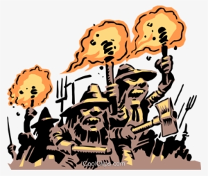 My Fist Sketch For The Angry Mob Of Medieval Farmers - Cartoon Medieval ...