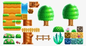 Tileset 1 - Mario Style Platform - 884x476 PNG Download - PNGkit