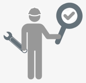 Inspection Png - Installation & Commissioning Icon - 357x346 PNG ...